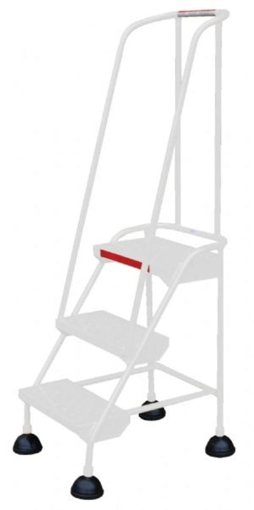 SPRING LOADED ROLL LADDER PERF 3 STP WHT