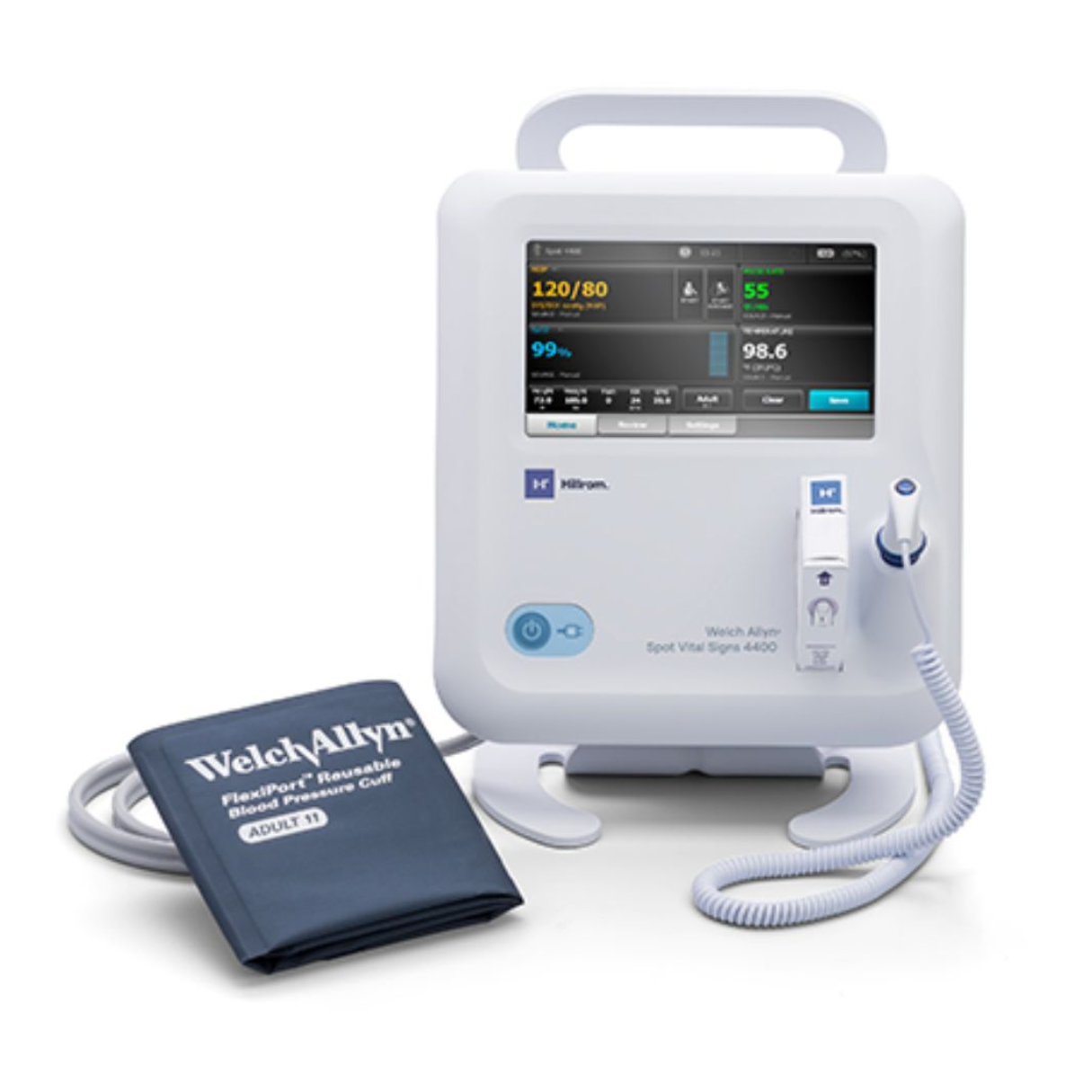 Welch Allyn Spot Vital Signs 4400 Device W/ SureBP NIBP and SureTemp ...
