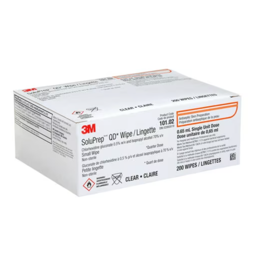 3M SoluPrep Swab 0.5% CHG 70% Alcohol | Medical Supplies | Model 3M10102