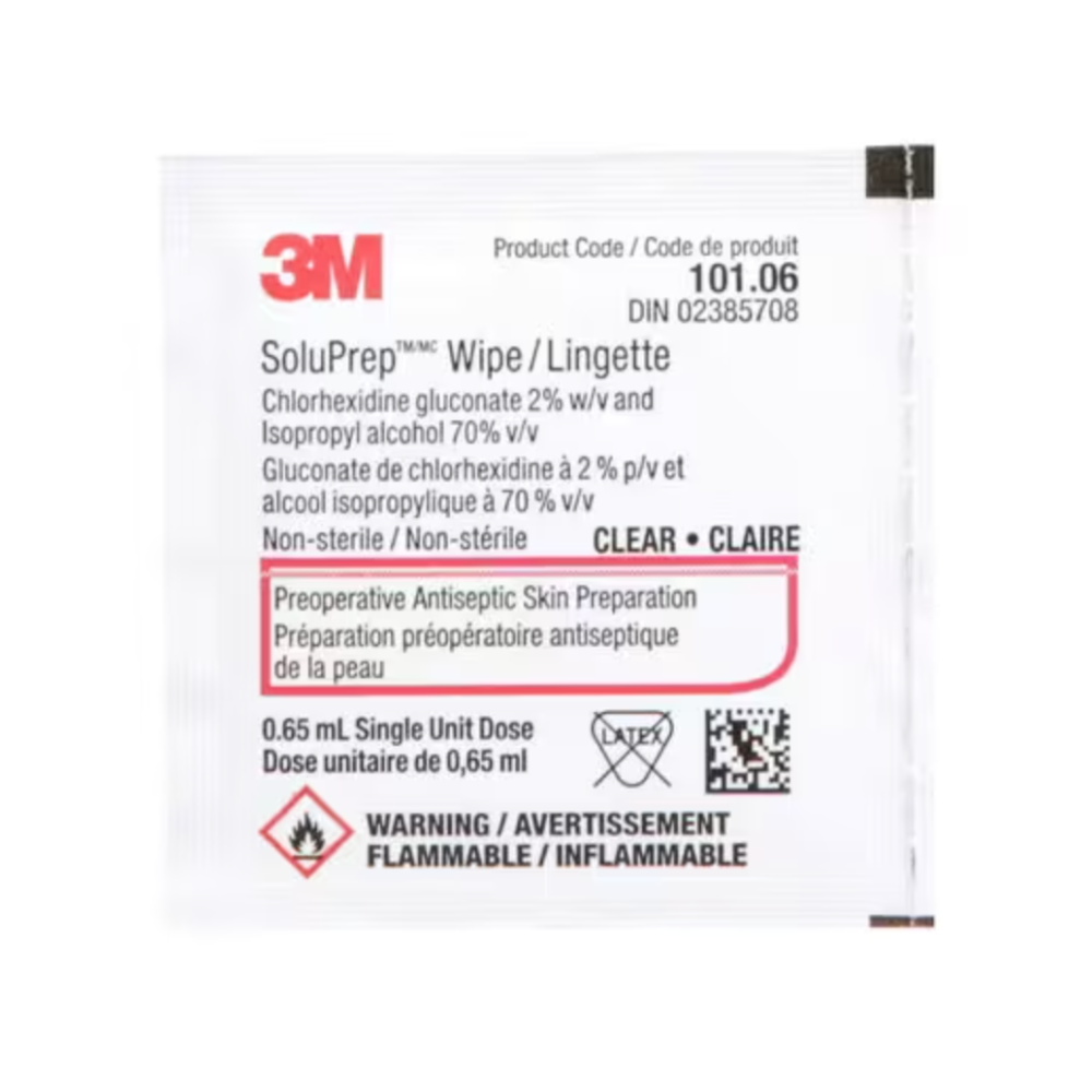 3M SoluPrep Swab 2% CHG 70% Alcohol | Medical Supplies | Model 3M10106