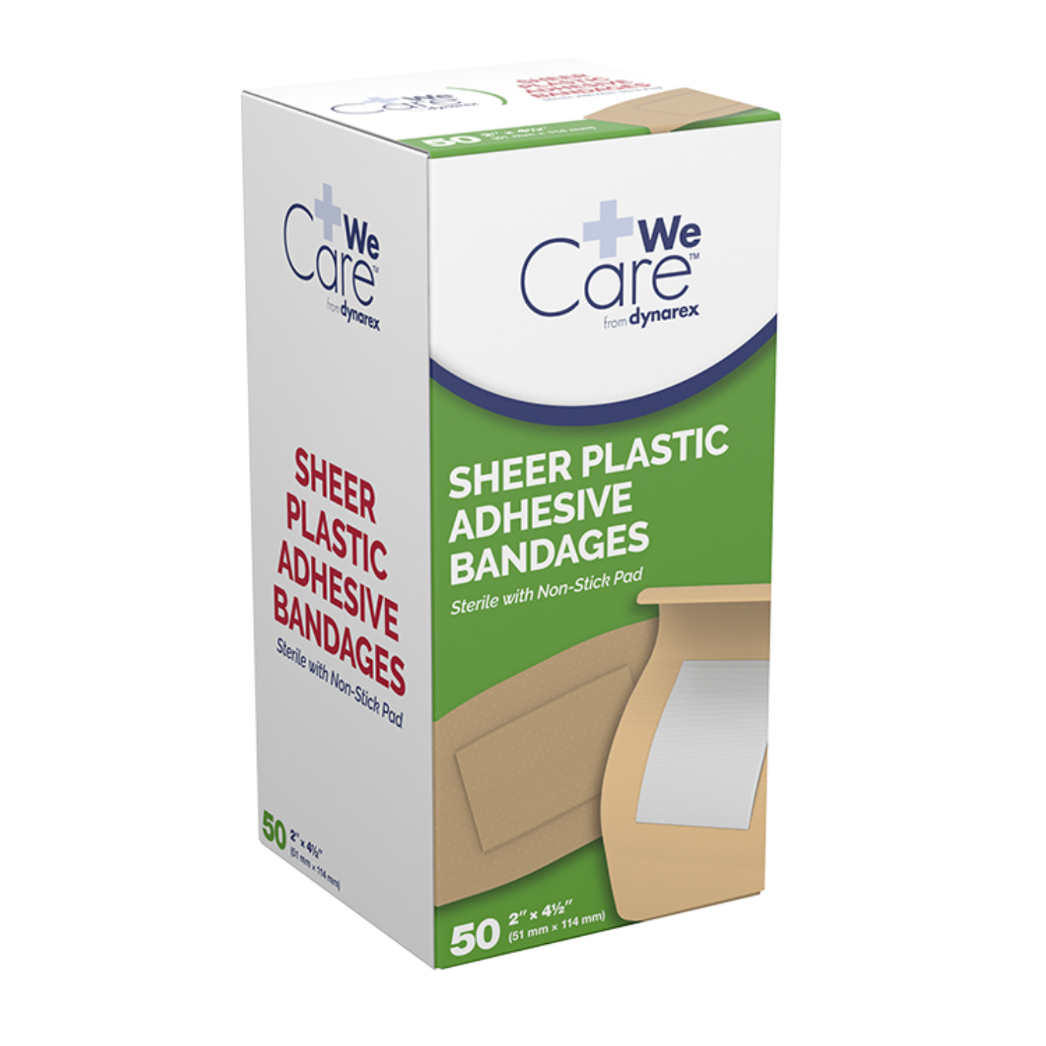 Plastic Dressing Strip 2" x 4.5" 50/box | Medical Supplies & Equipment