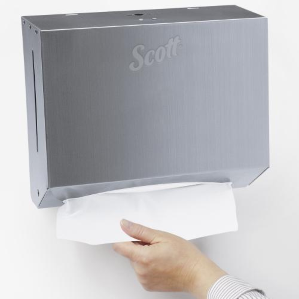 Scott Scottfold Folded Towel Dispenser - Stainless Steel