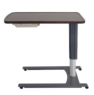 Amico Standard Overbed Single Top Table (Non-tilt) with Vanity Drawer