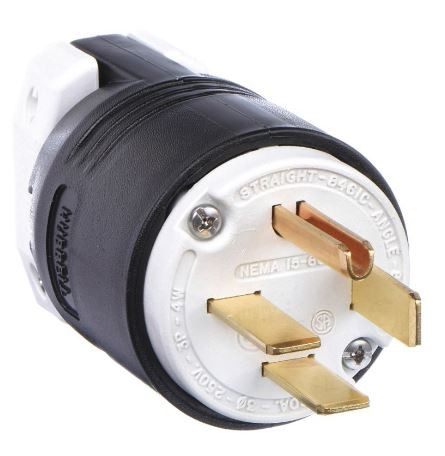 Straight Blade Devices, Male Plug, Heavy Duty, Industrial/Commercia ...