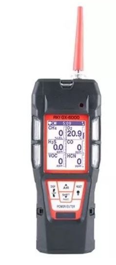 ***GX-6000 GAS MONITOR, RKI INSTRUMENTS LEL/O2/H2S/