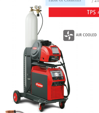WELDER TPS 400I PUSH/FE/CART IWS STANDARD PACKAGE USA