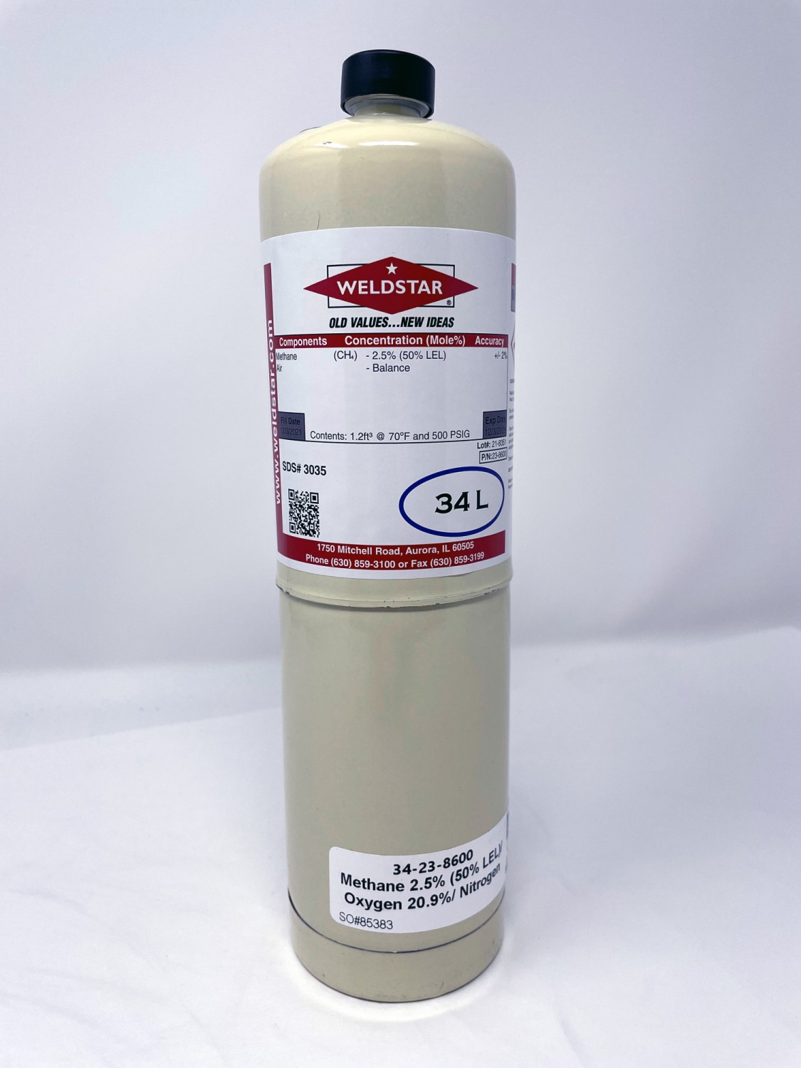 2.5% METHANE (50% LEL) BAL AIR 103L