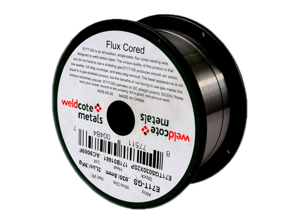 Weldcote E71T-GS .035 Flux Core MIG Wire 2 LB Spool