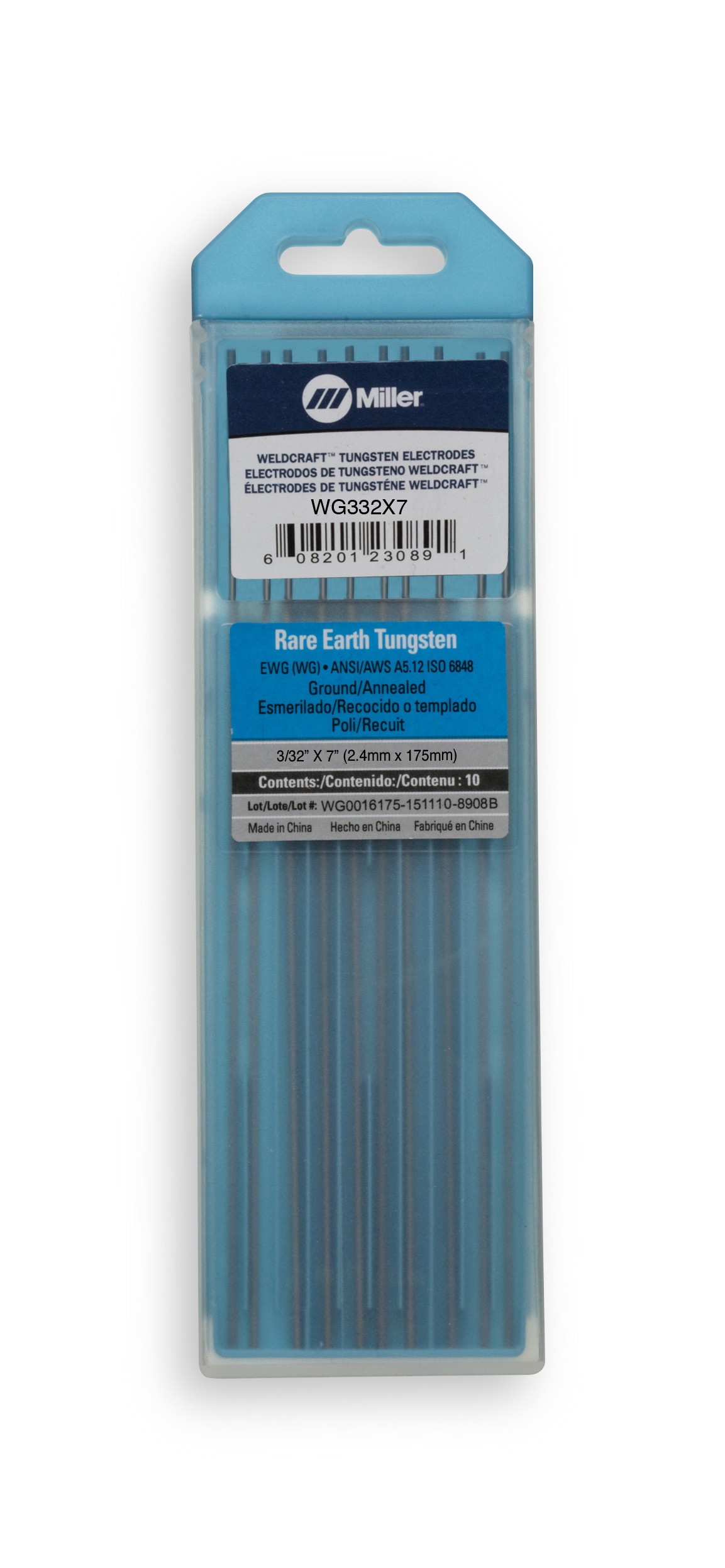 Weldcraft™ Rare Earth Tungsten, 3/32 in. x 7 in. (2.4 mm x 175 mm)