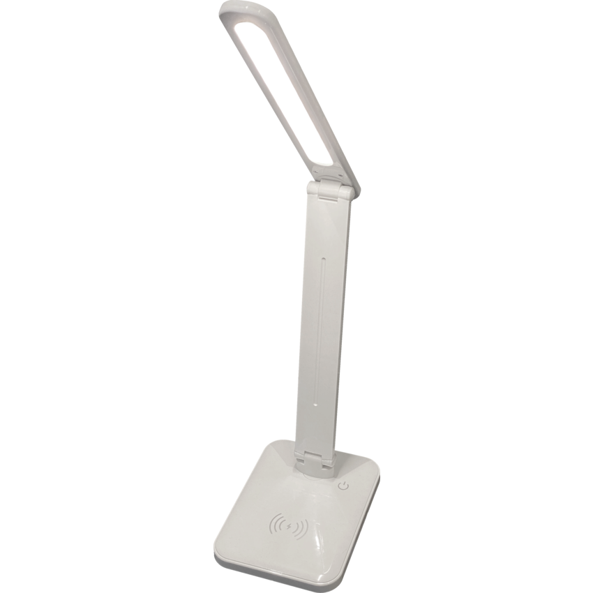 Merangue Desk Lamps with Charger, White - Brant Basics