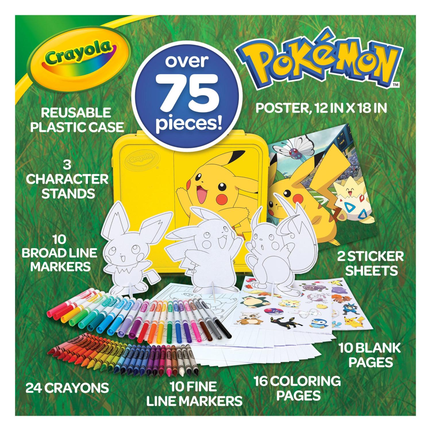 Crayola Pokemon Art Case - Brant Basics