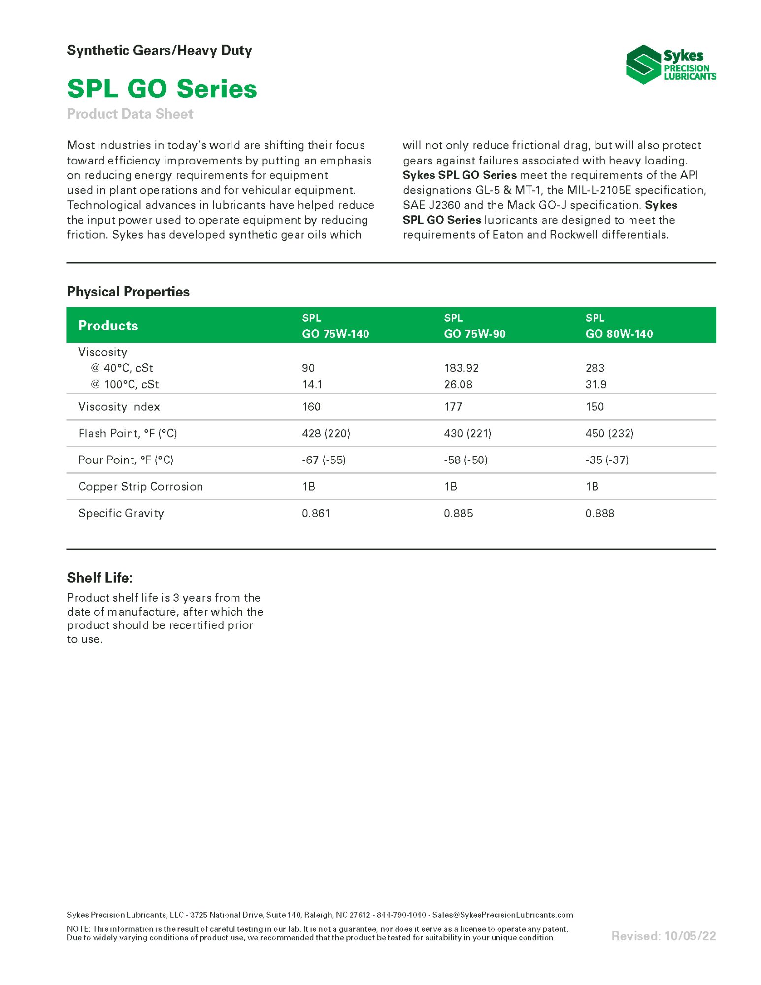SPL GO SERIES (Heavy Duty)