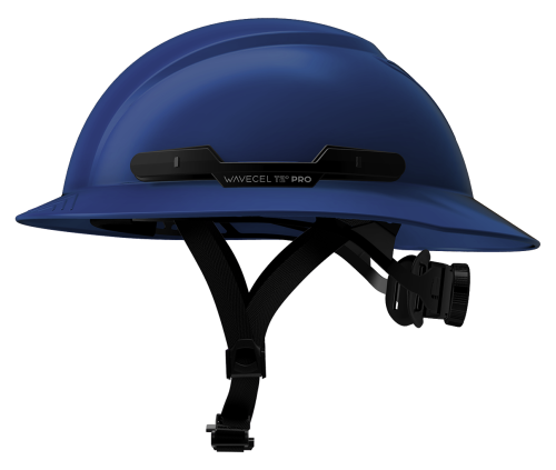 PRO Non-Vent Full Brim Type II Hard Hat Royal Blue W/Chinstrap | TPR ...