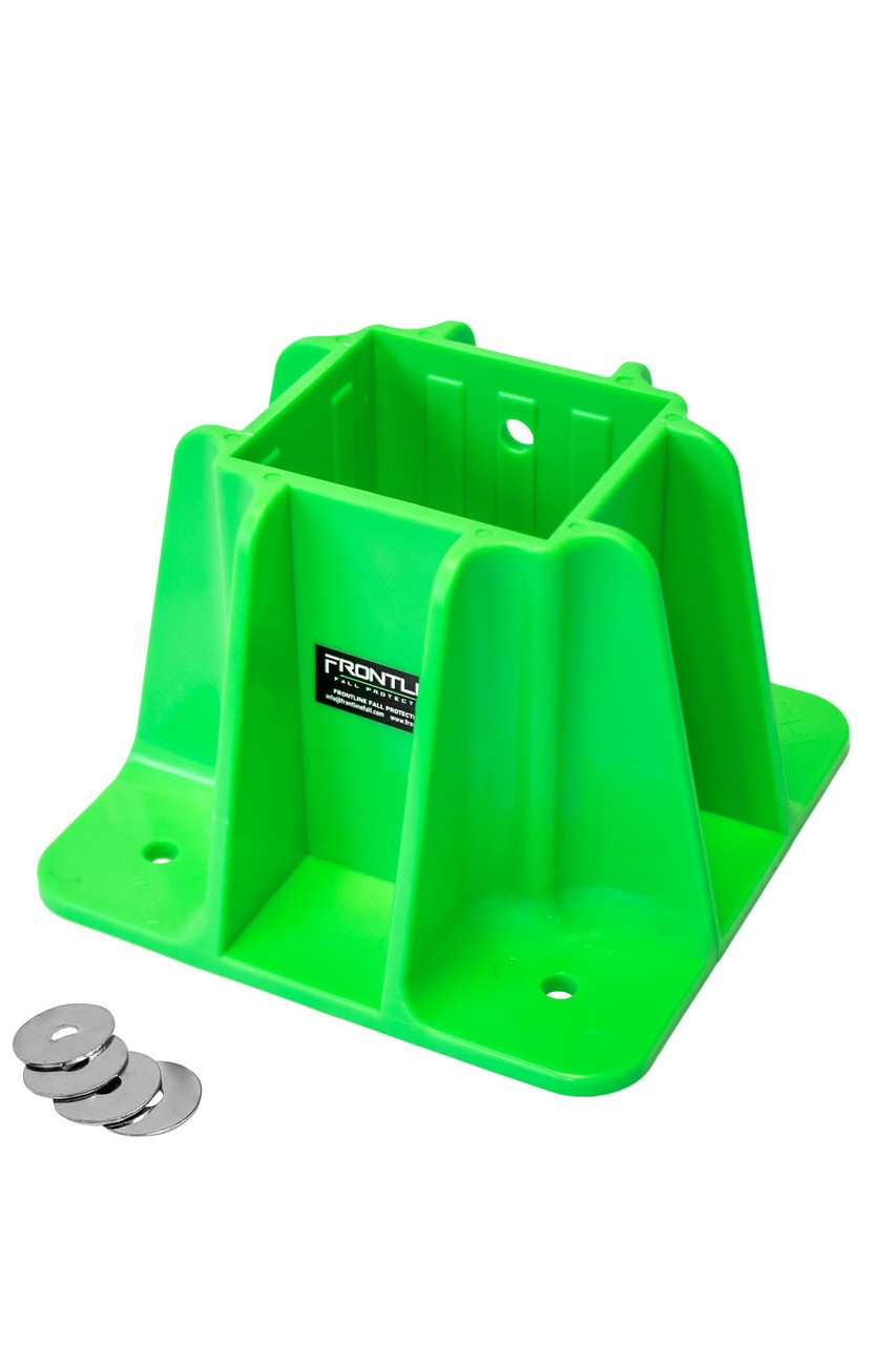 Frontline GPB200 Safety Guardrail Boot Base with Hardware Included ...