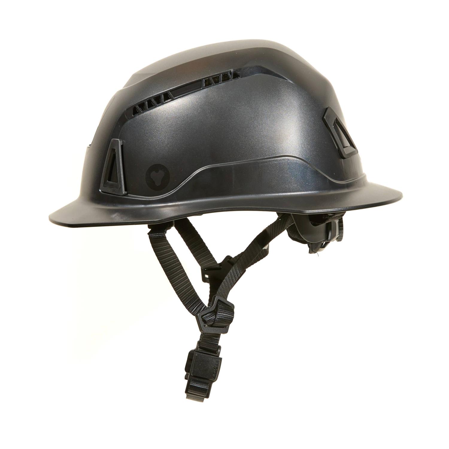 SECURIS Full-brim Hard Hat with Mips - Black | Type II Class C Vented