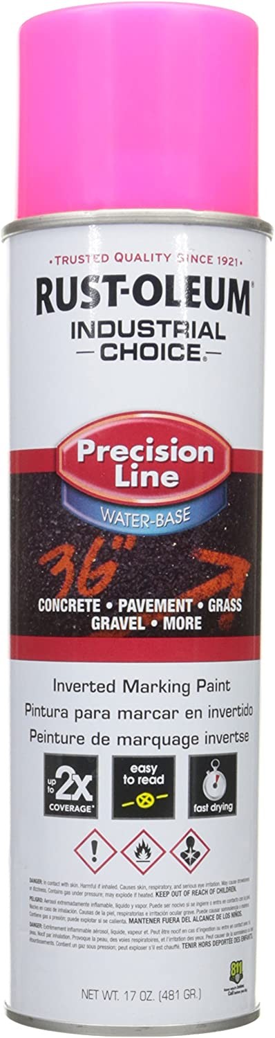 Rust-Oleum M1800 Pink Precision Line Marking Paint