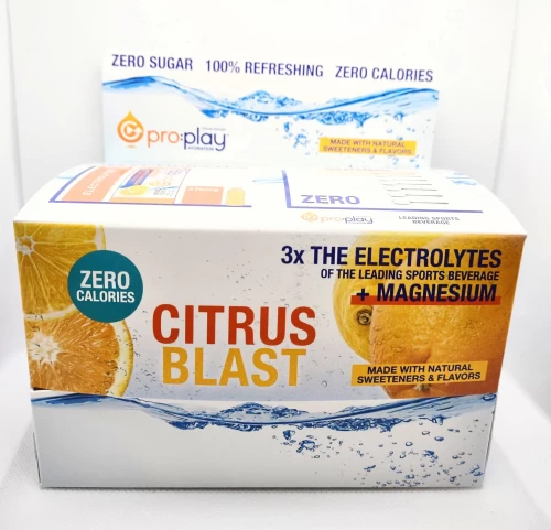 pro:play 40135 Citrus Blast 16oz Hydration Powder Packs