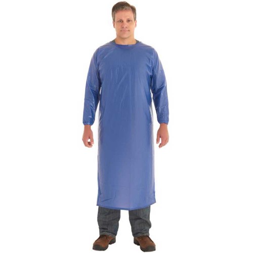 Ansell 56-910 Blue Vinyl Coat Apron