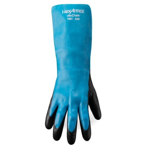 HexArmor HexChem Chemical-Resistant Gloves, Paired Hand,