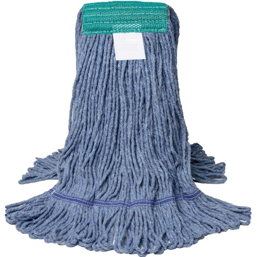 Prime Source Large Blue Cotton/Synthetic Blend Mop Heads