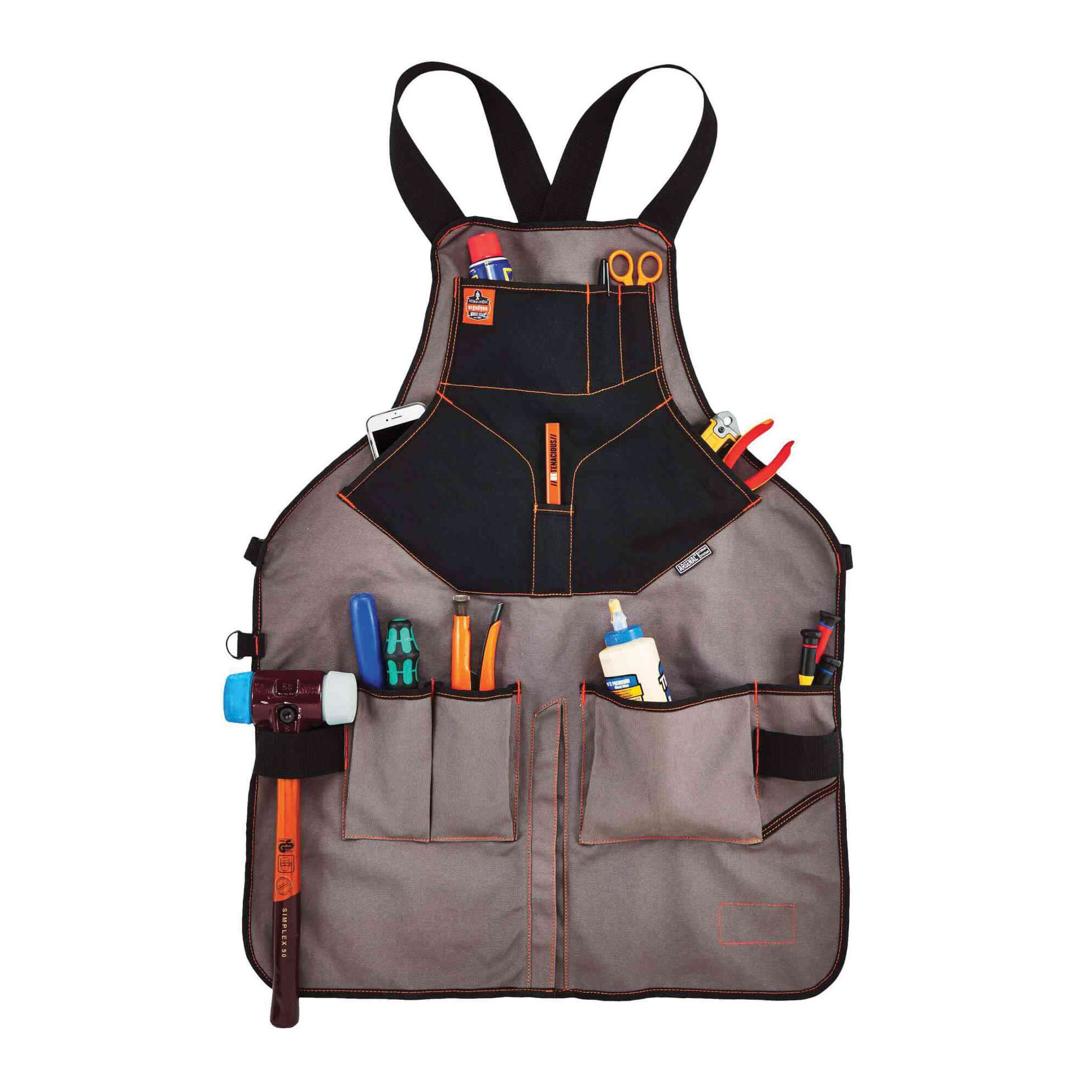 APRON TOOL 13 14 OZ CANVAS GRA 2IN 34IN