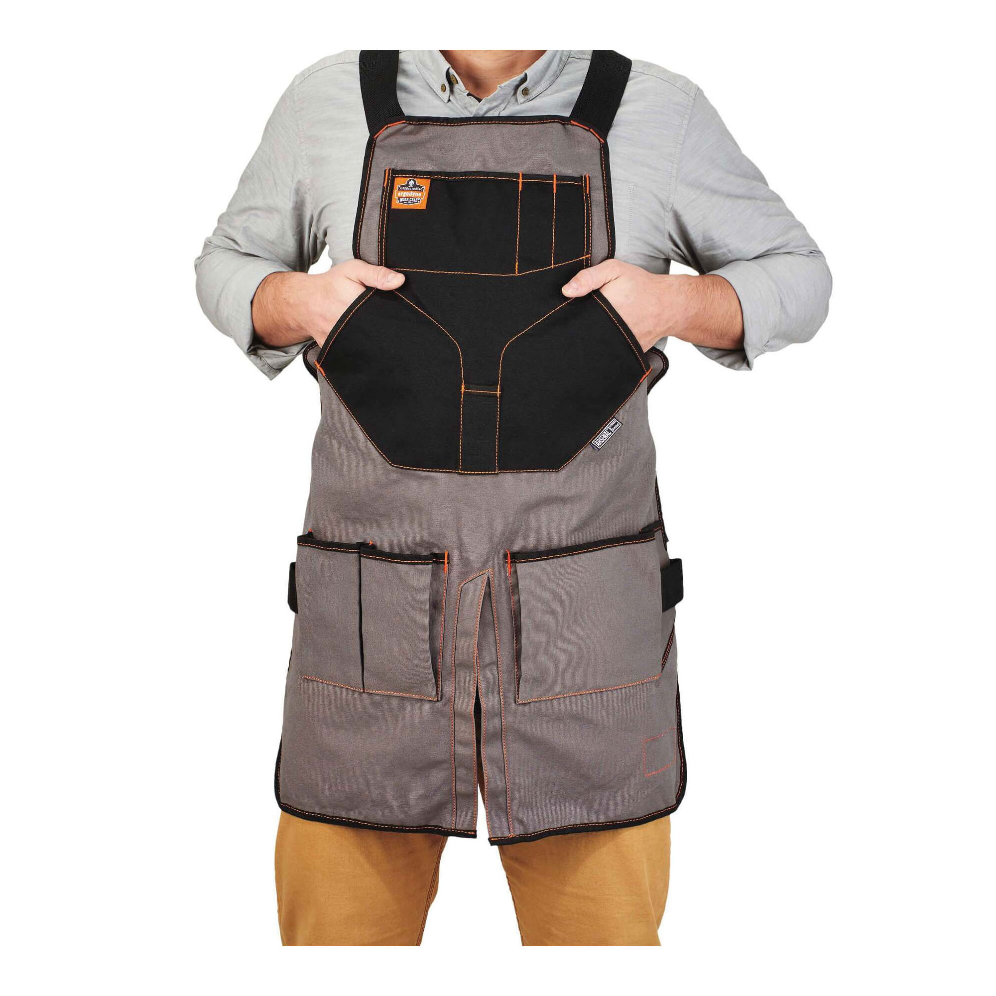 APRON TOOL 13 14 OZ CANVAS GRA 2IN 34IN