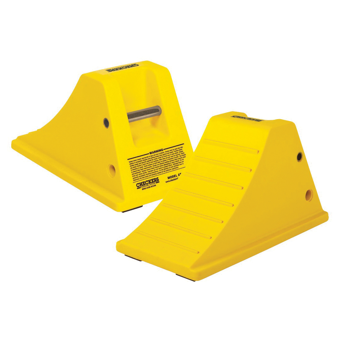 CHOCK WHL 12-1/4IN 11-1/4IN 21IN YEL