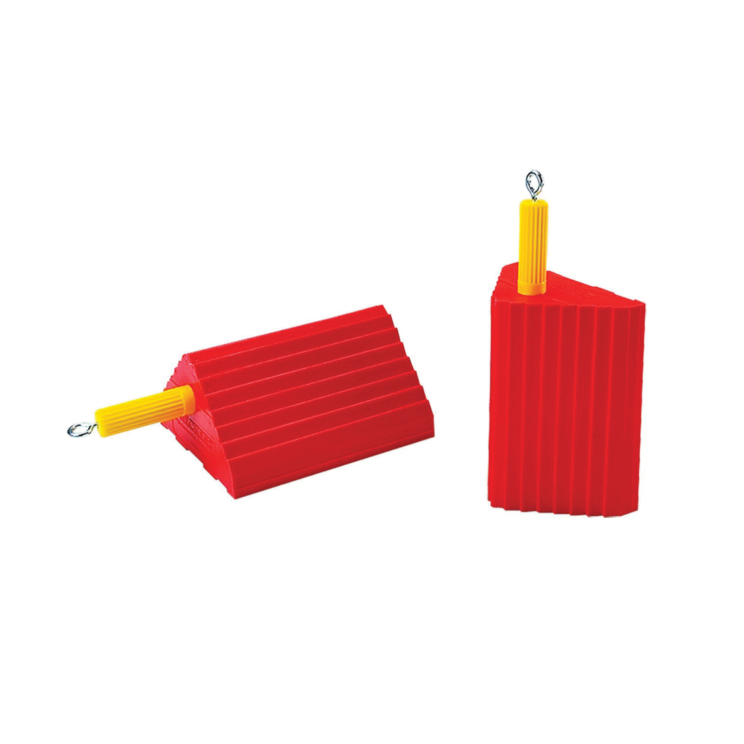 CHOCK WHL 5IN 8-1/2IN 10IN ORN 30000LB