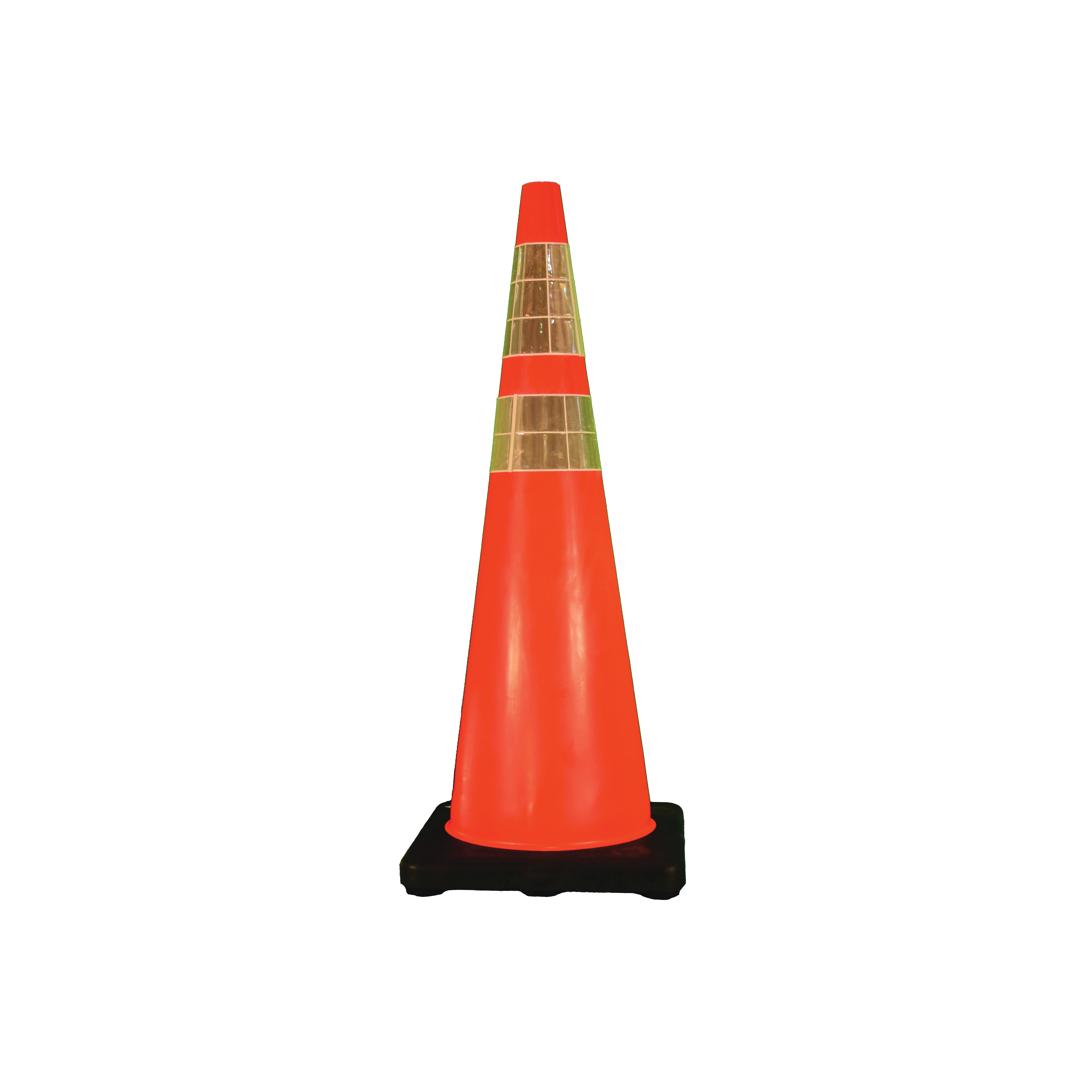CONE TRFC 36IN ORN PVC 6 IN UPR/4 IN LWR
