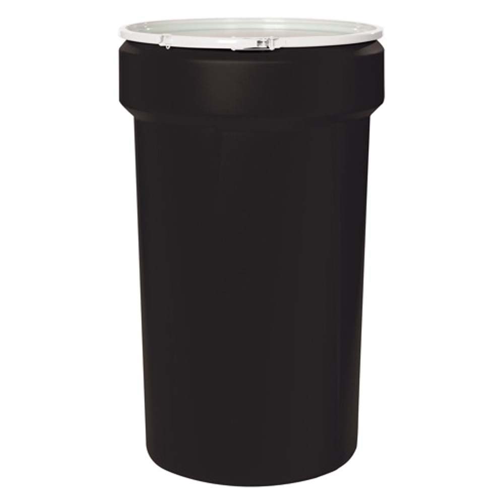DRUM LABPACK 55GAL OPEN HDPE 39-1/8IN BK