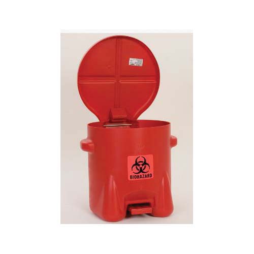 CAN W BIOHAZARD 14GAL 18IN 21IN 22IN R