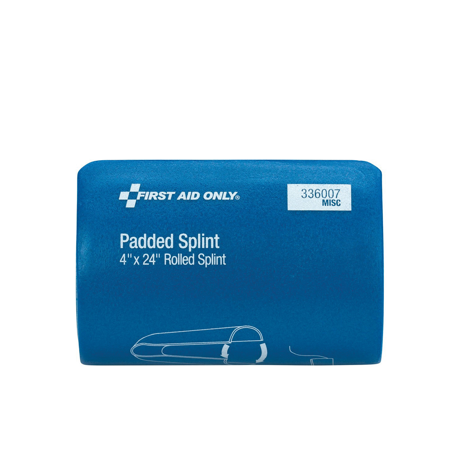 SPLINT PADDED 24X4IN AL