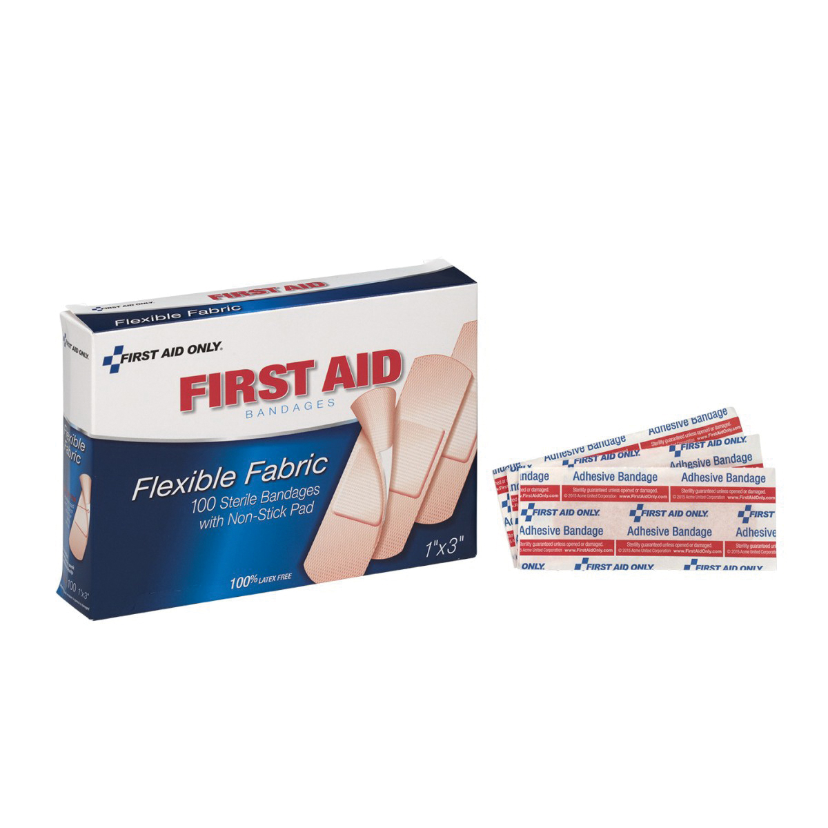 BANDAGE ADH FABRIC BEIGE 3IN 1IN BOX