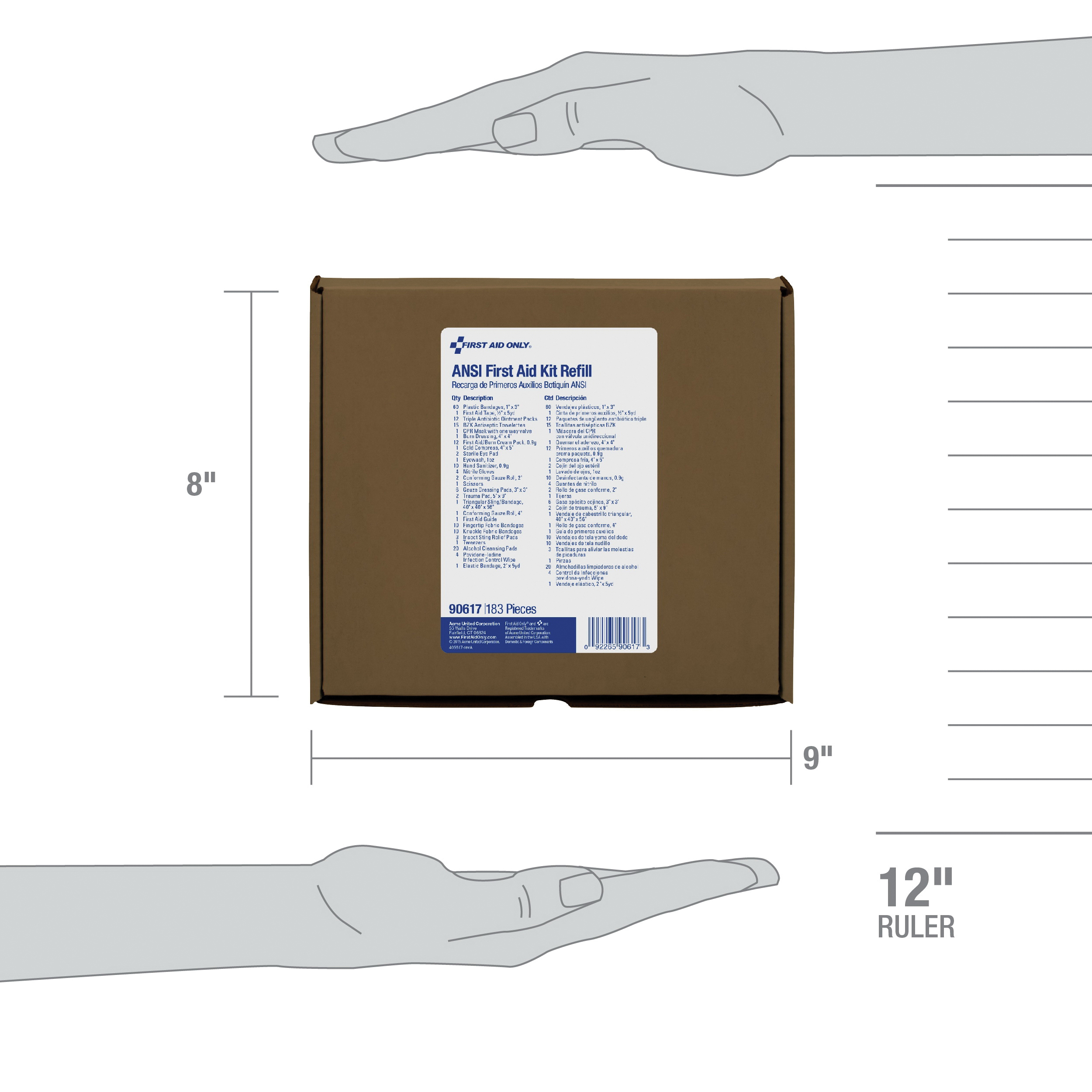 REFILL AID FIRST 183 CARDBOARD