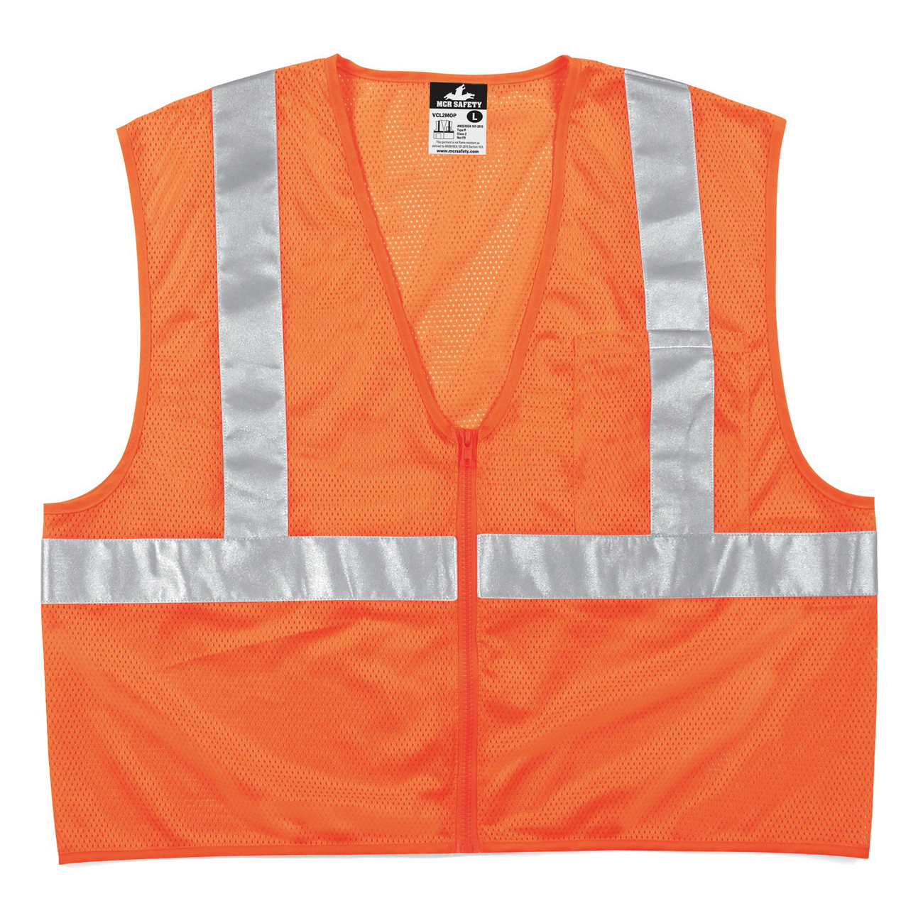MCR Safety VCL2MOP Luminator Economy Safety Vest With (1)