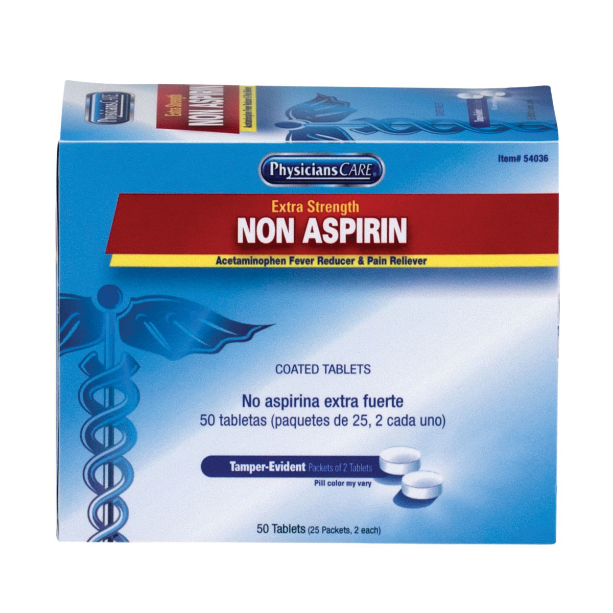 TABLET NON-ASPIRIN 50 BOX ACETAMINOPHEN