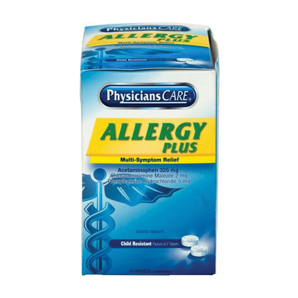 TABLET PLUS ALLERGY TABLET 100 BOX