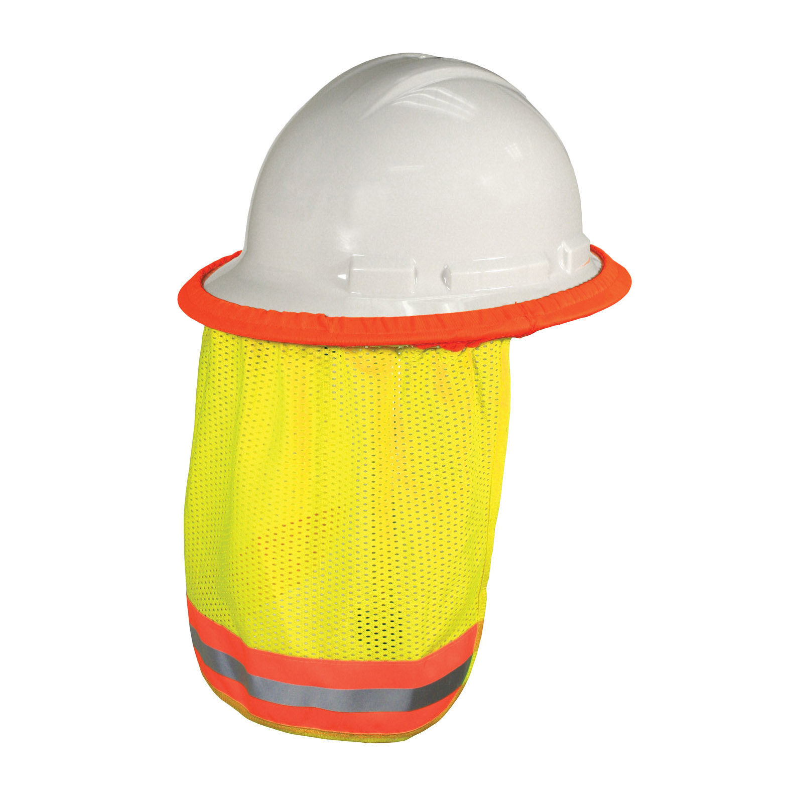 SHADE NECK MESH HI-VIZ GRN POLYEST