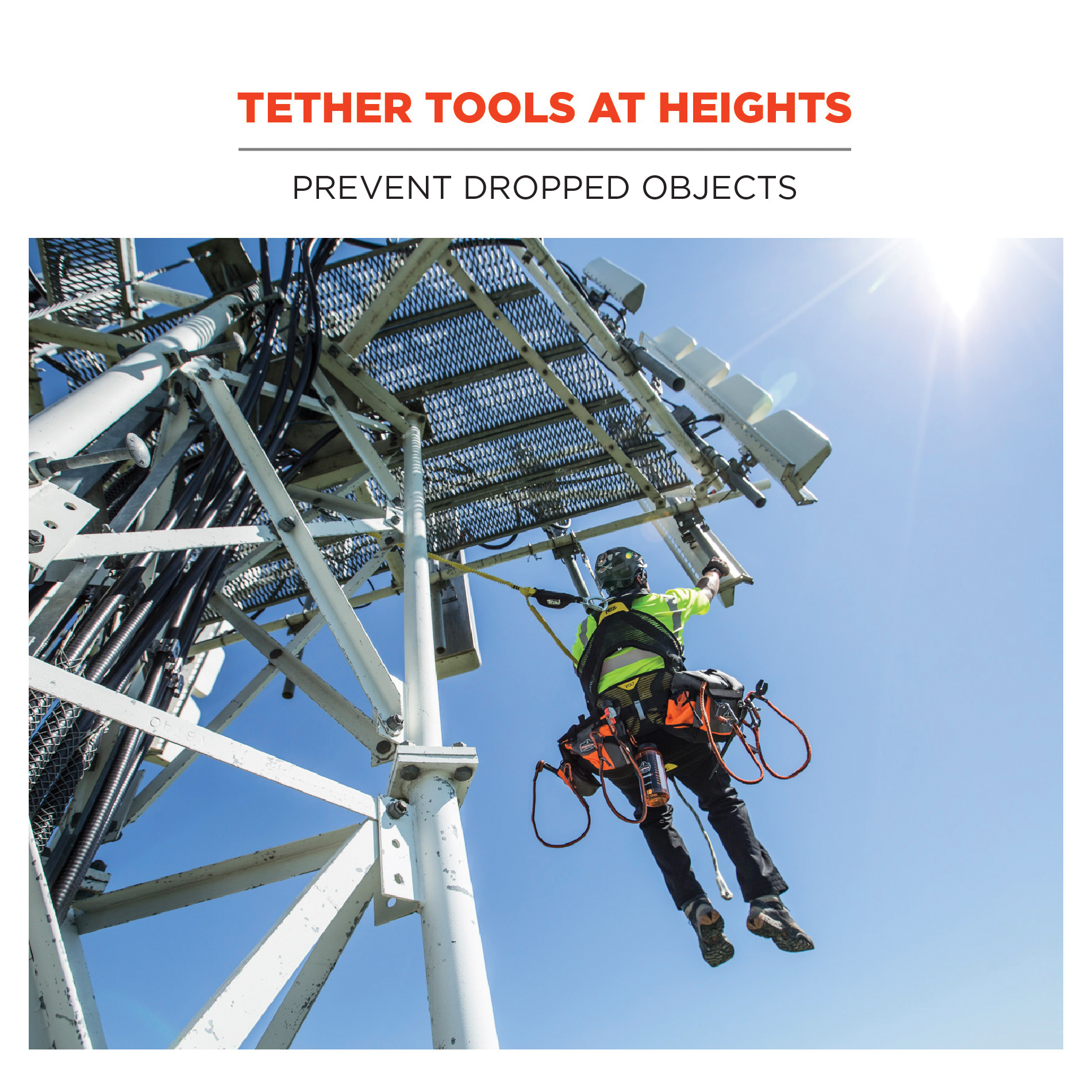 LANYARD TOOL STD SGL CARABINERS BK 3105