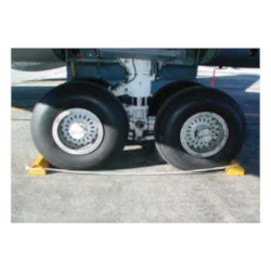 CHOCK WHL 6IN 8IN 20IN YEL SMOOTH TRD B