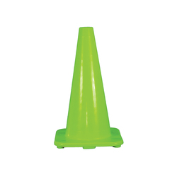 CONE TRFC 18IN FLUOR LIME PVC 2.5LB