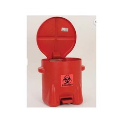 CAN W BIOHAZARD 10GAL 18IN 18IN 22IN R