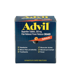 IBUPROFEN ADVIL TABLET 100 BOX