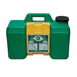 EYEWASH FED G 9GAL WALL PULL-DN GRN 22IN