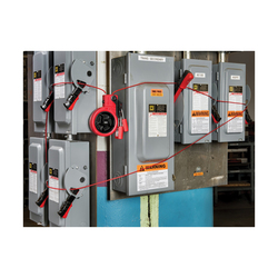DEVICE LOCKOUT CBL 1/8IN 9FT STL 4 R