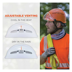 HELMET SAF 21IN 25IN ABS 6-PT PREM RCHT