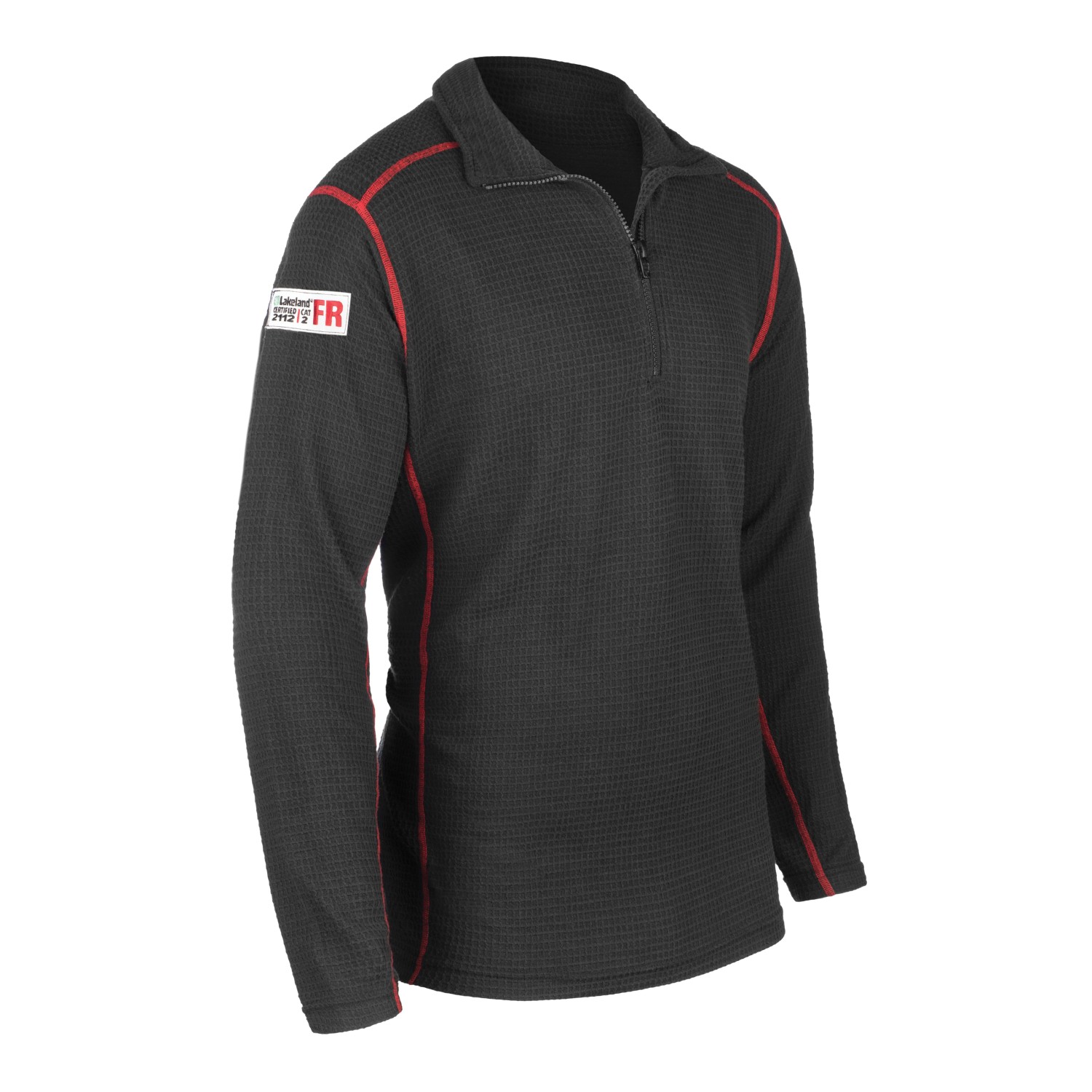 Lakeland FR High Performance Waffle Cut Jacket, Black, Fab