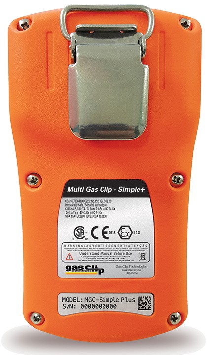 Gas Clip MGC-S-PLUS Multi-Gas Clip Simple Plus Monitor