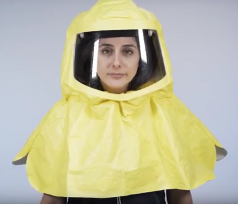 Pureflo Tychem 2000 QC Disposable Drawstring Hood