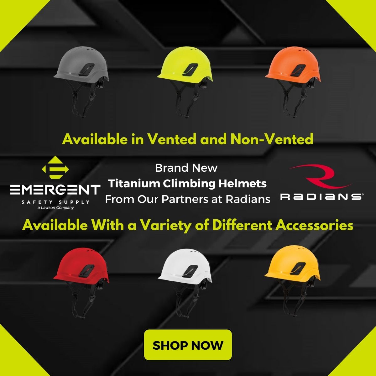 Brand New Titanium Climbing Helmets From Our Partners At Radians